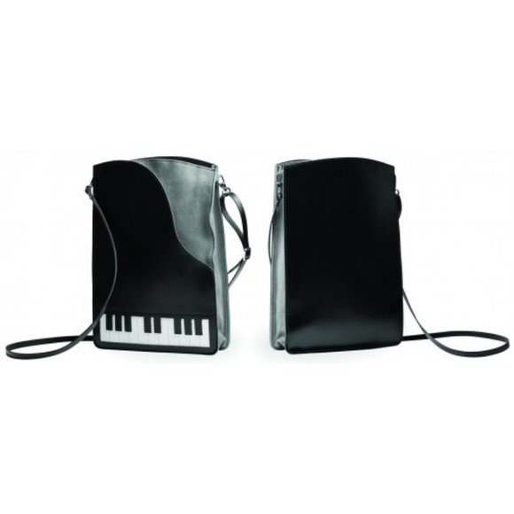 The Music Gifts Company | Bags | Leather And Suede Piano Crossbody ...